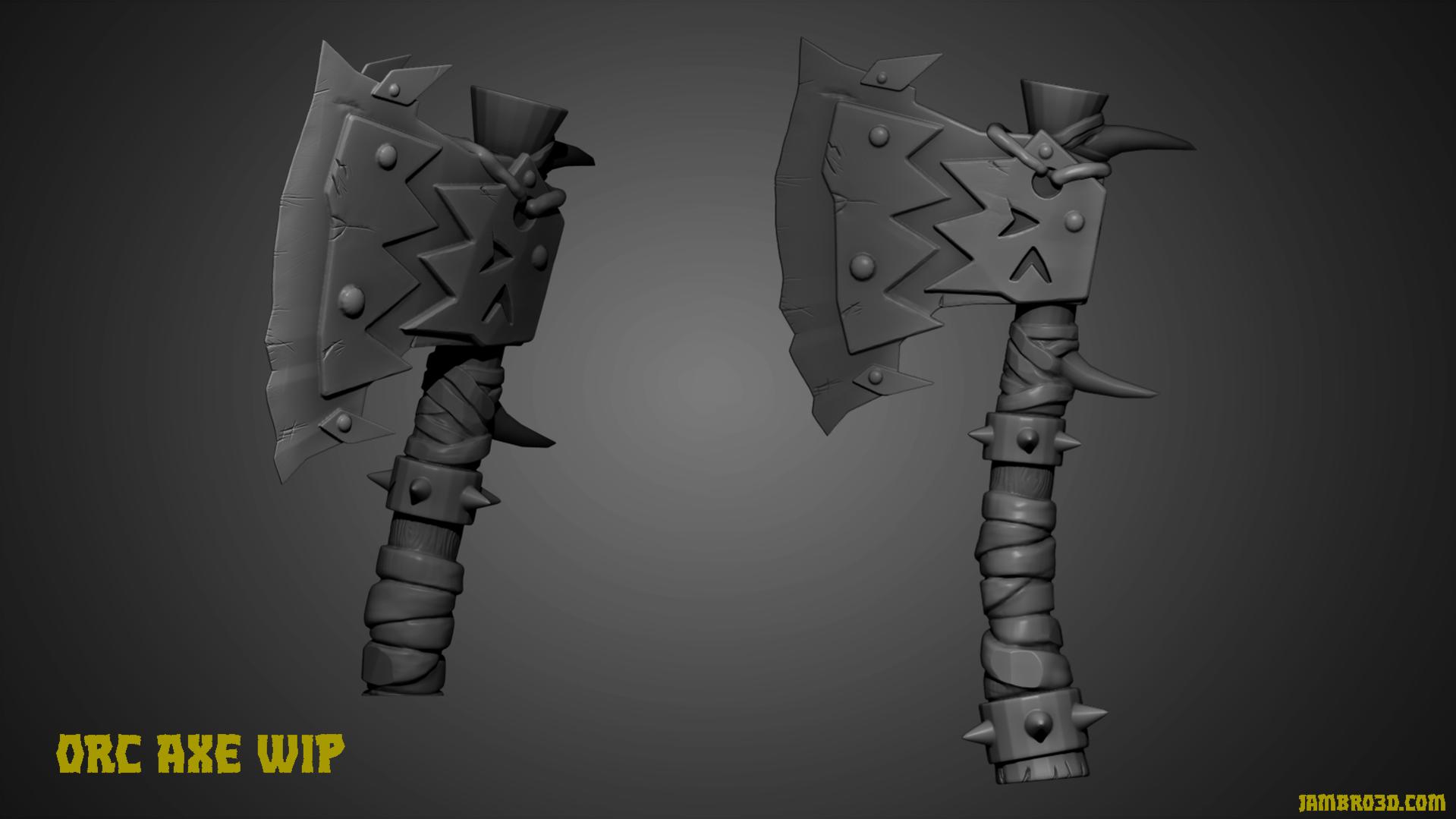 Orc Axe — polycount
