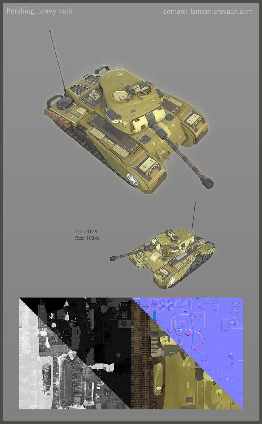 Topdown tank — polycount