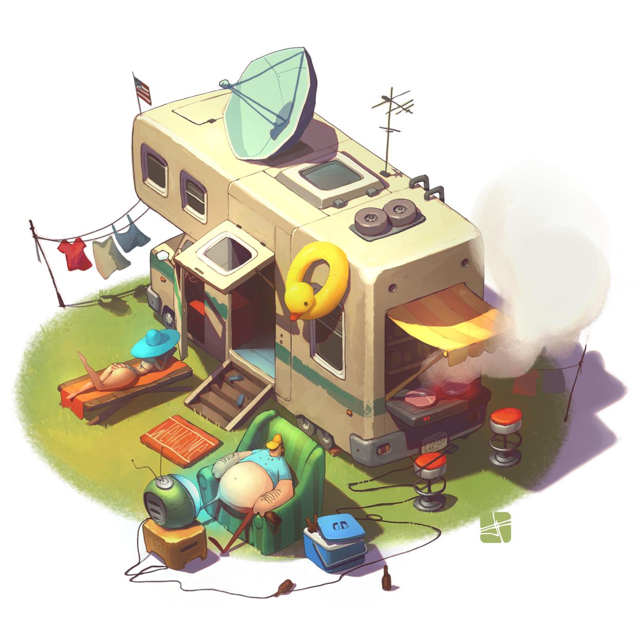 Caravan Project — polycount