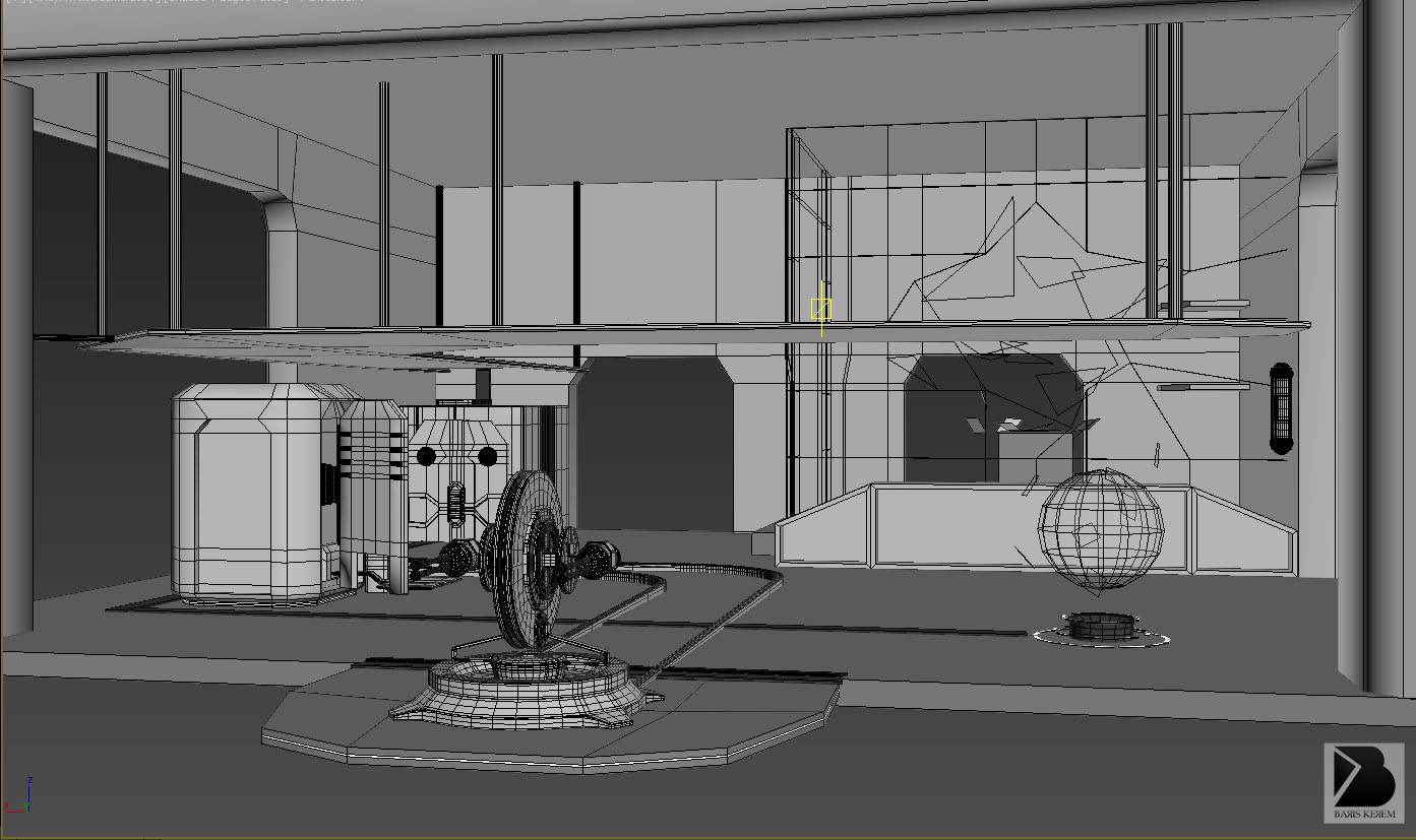 TOWER Sci Fi War Base Baris Kerem — polycount