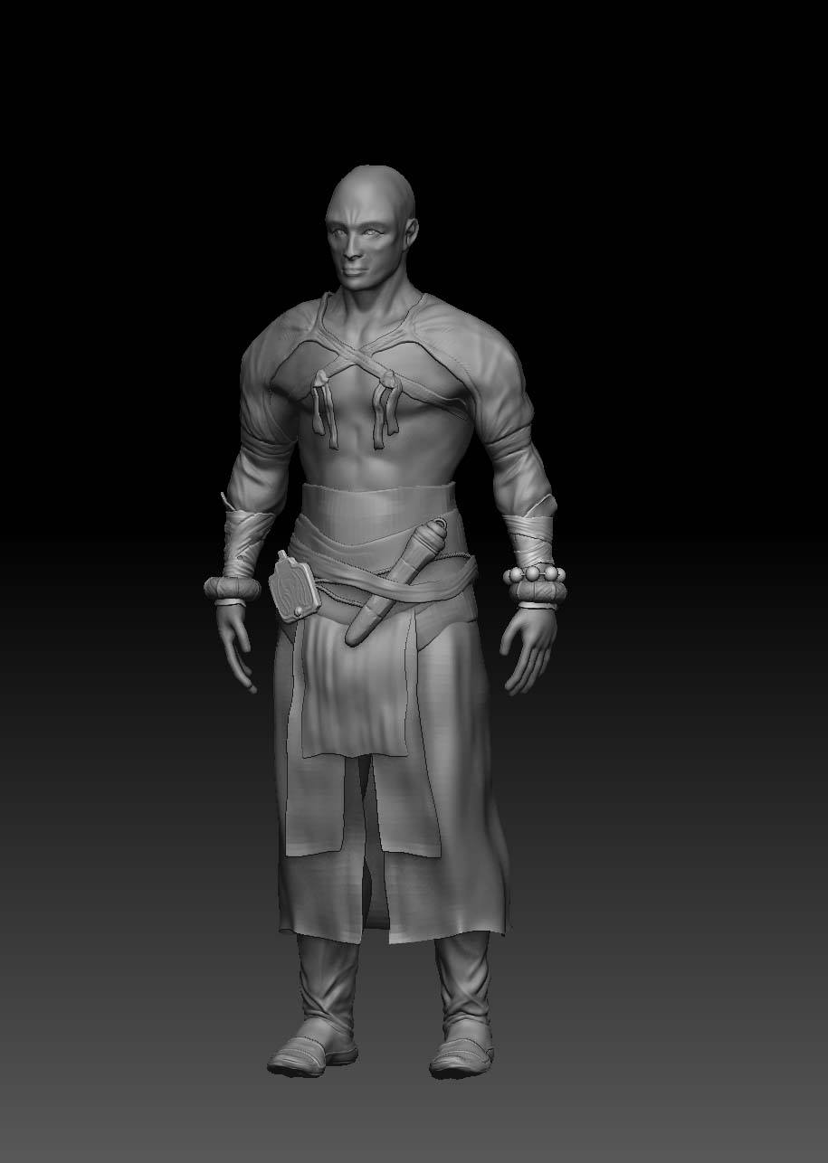 Need critiques, first Zbrush Sculpt — polycount