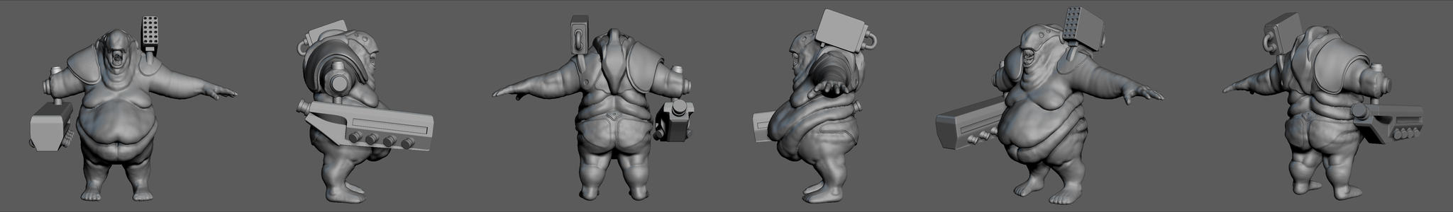 Personal character project — polycount