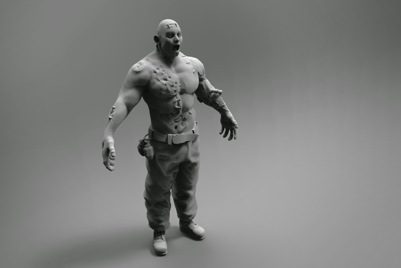 Remastered Zombie Character (CONCEPT A) — polycount