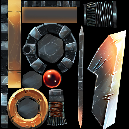 First model - Low Poly hand painted texture. — polycount