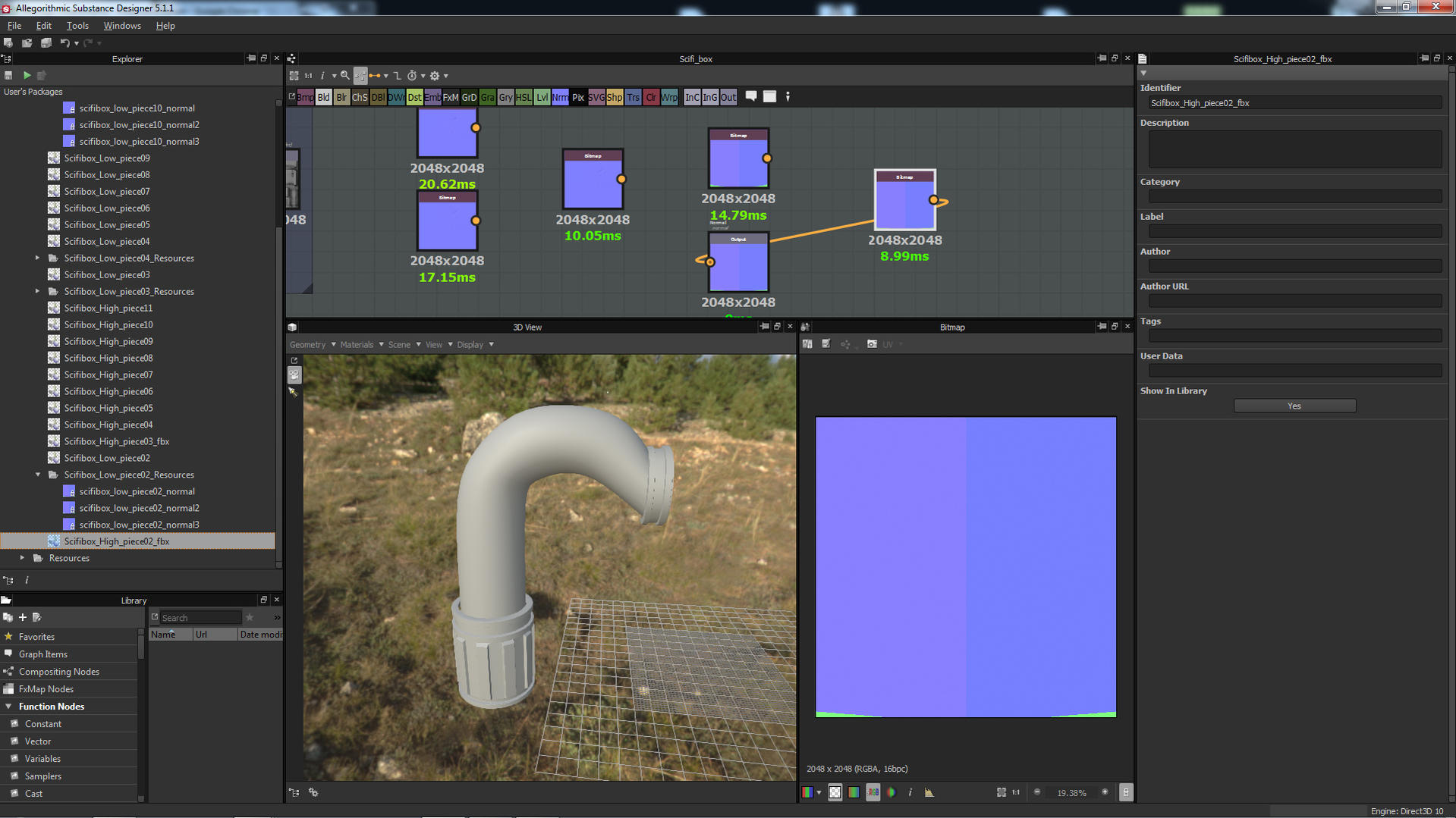 Baking normals — polycount