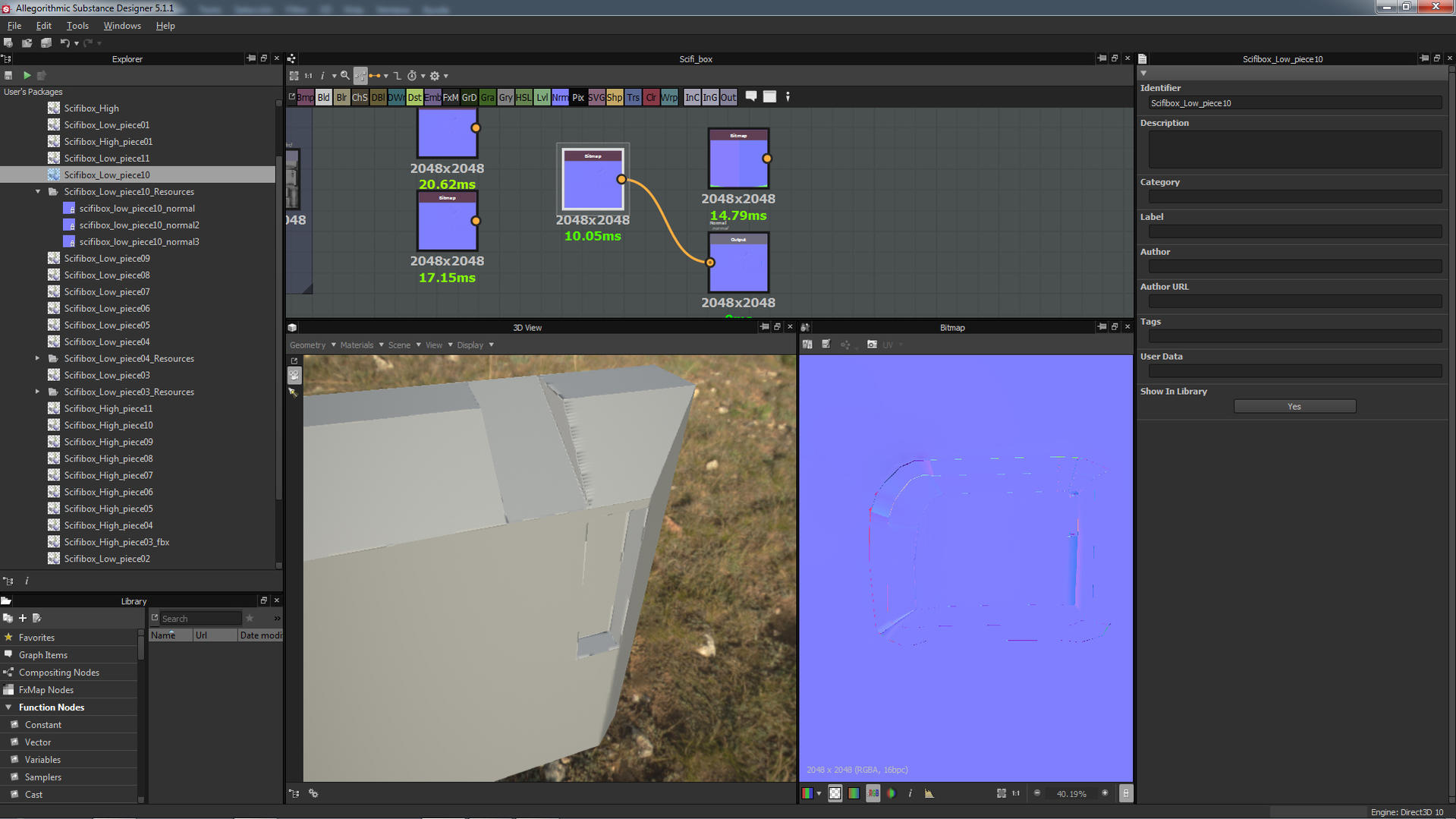 Baking normals — polycount