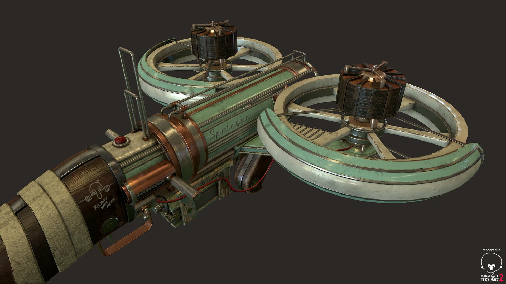 1950s Grenade Launcher — polycount