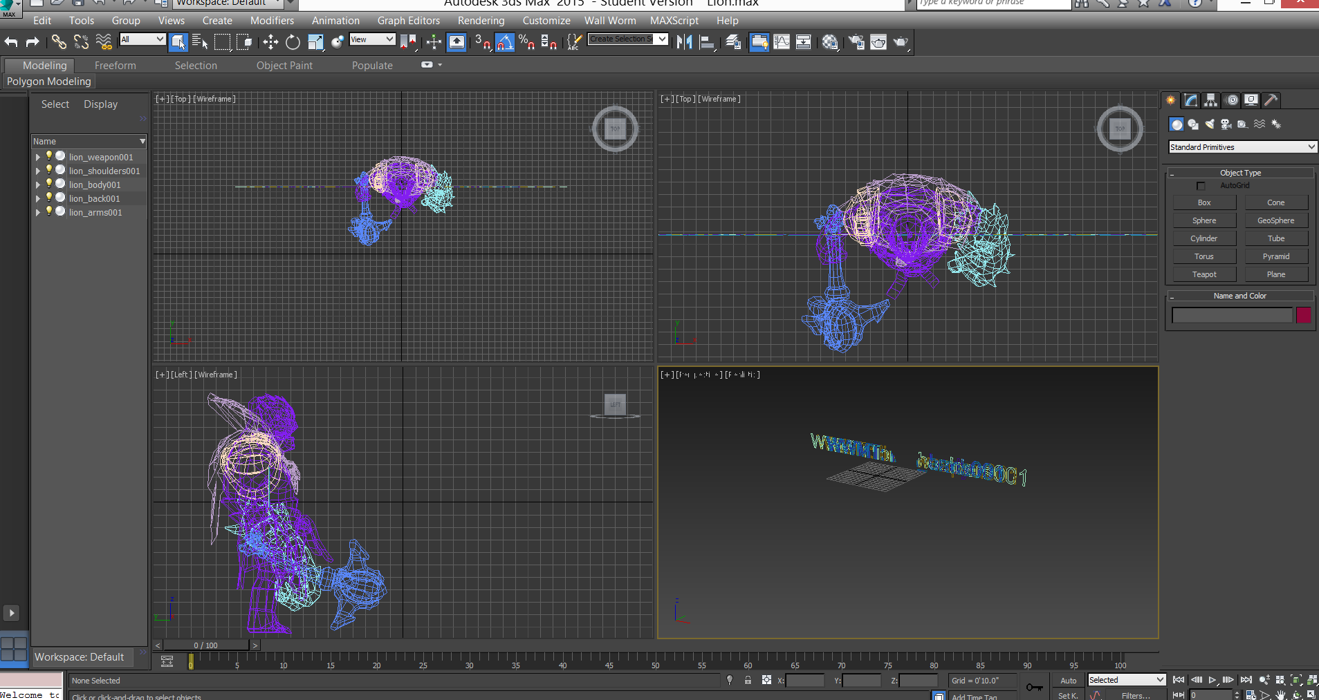 3DS Max 2015 doesn't display material properly — polycount