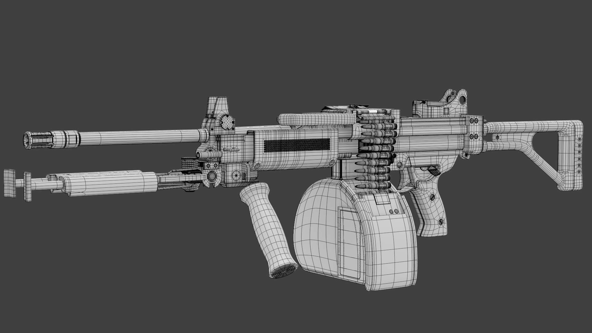 Need help with modeling weapons — polycount