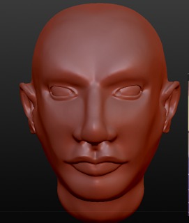 My first official sculpt — polycount