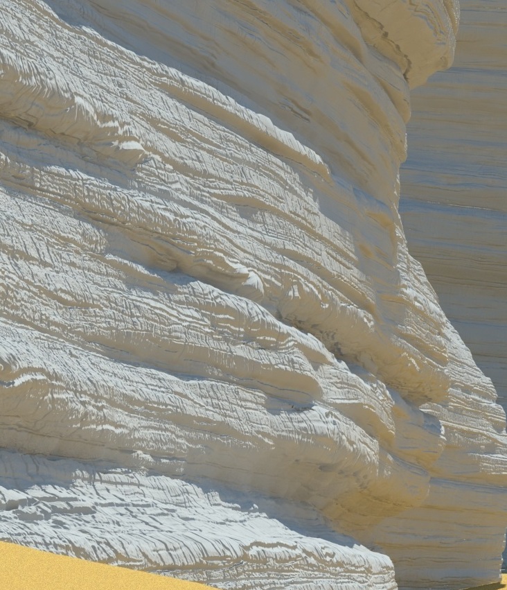 displacement stretching — polycount