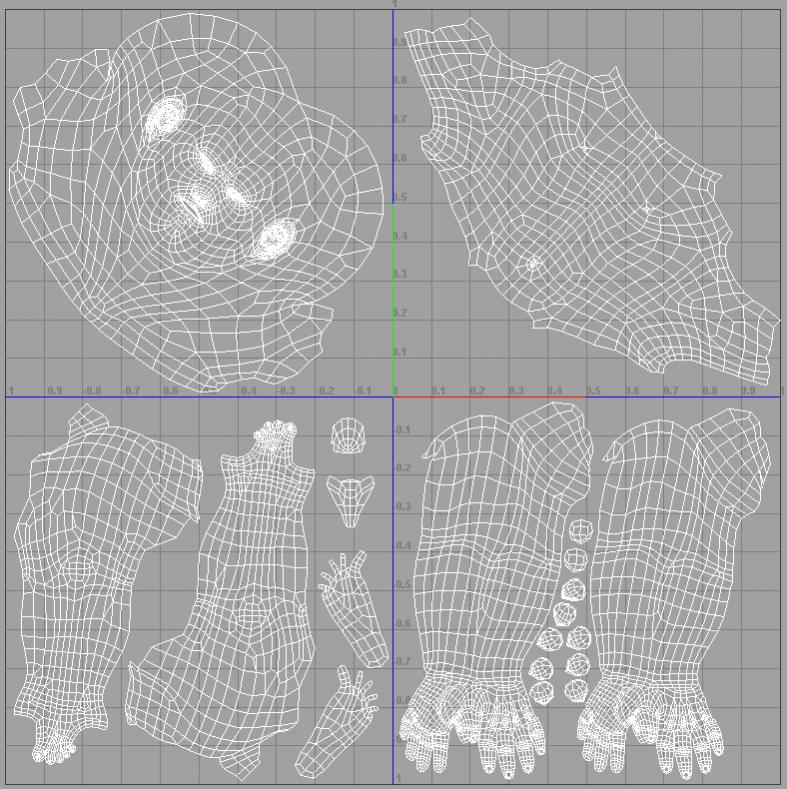 Normal issue on arm — polycount