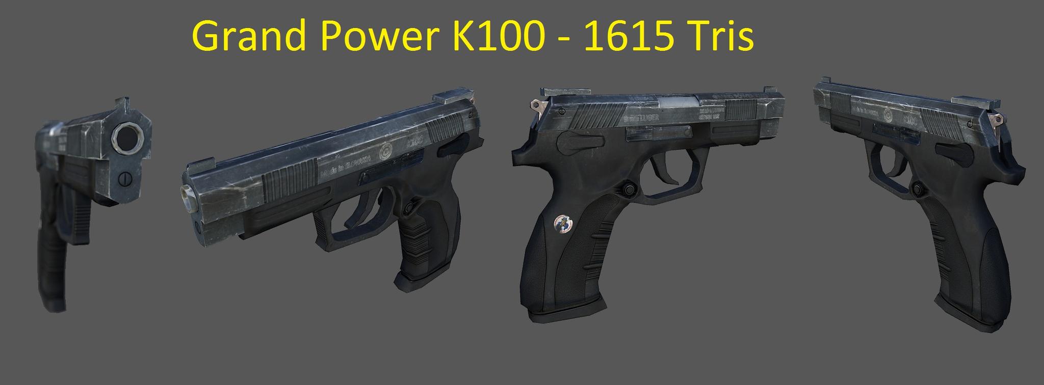 Grand Power K100 — polycount