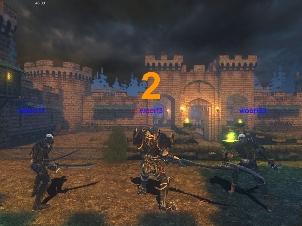 Arena 1 FPS, web game screen shot — polycount