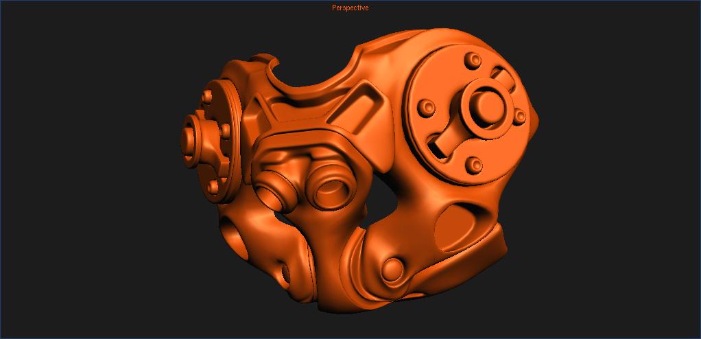 Sci-fi Hardsurface WIP — polycount