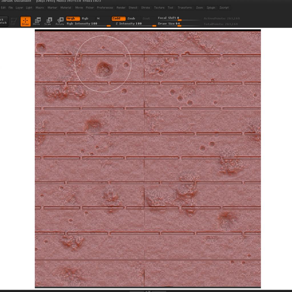 Zbrush Tileable wall question — polycount