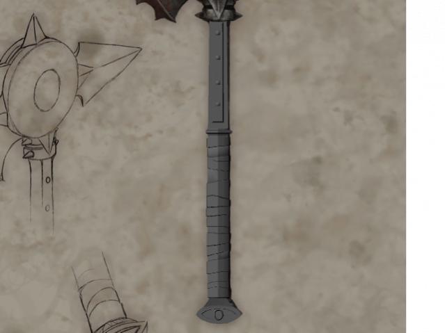 Warhammer Battle Axe — polycount