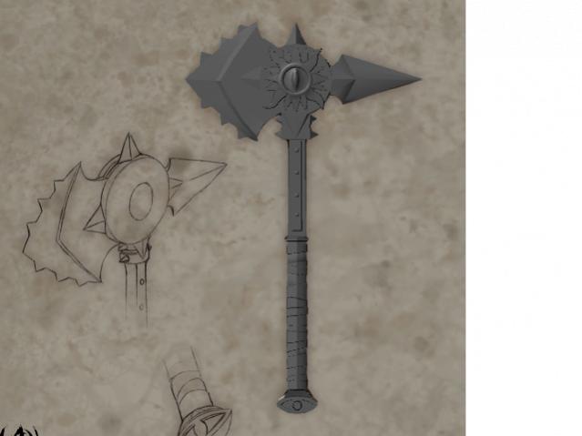 Warhammer Battle Axe — polycount