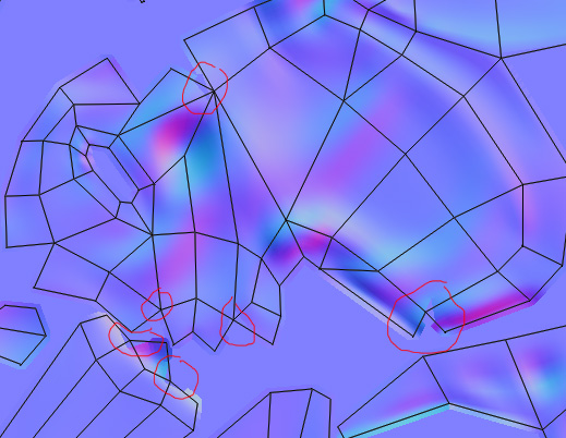 Zbrush: Some fairly minimal normal map issues — polycount