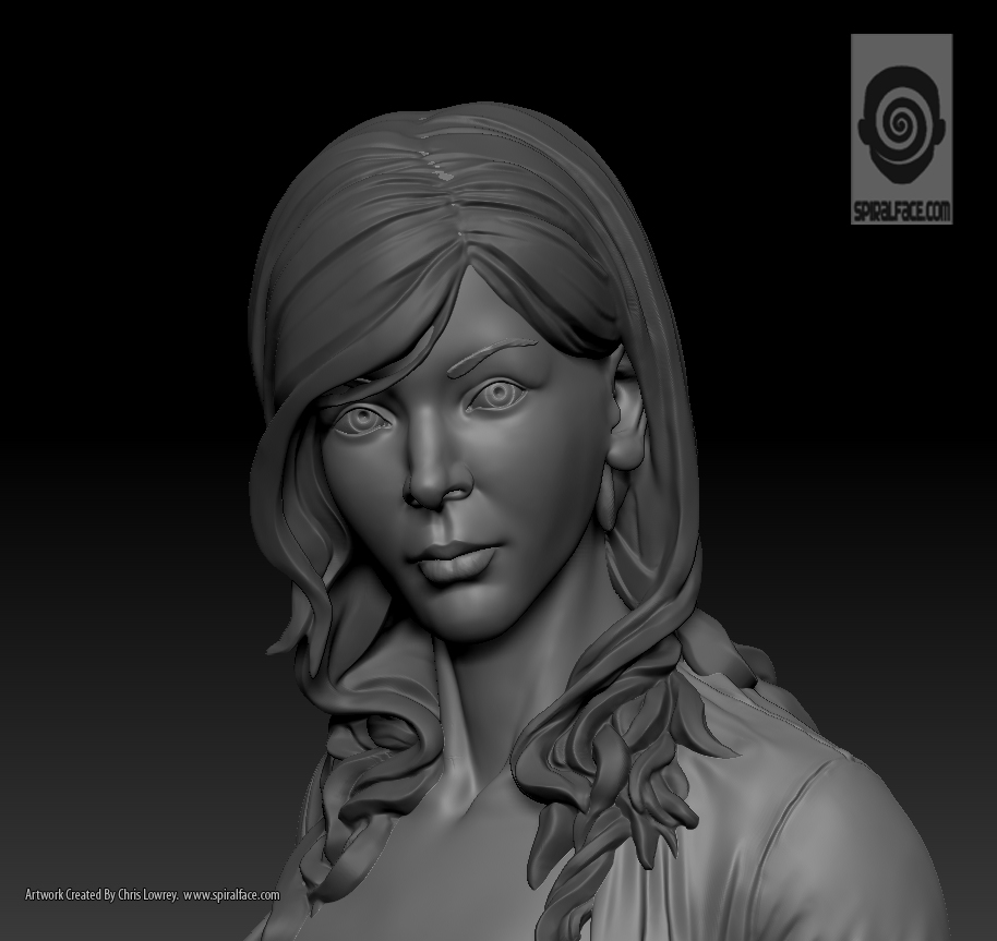 Portfolio Bust — polycount