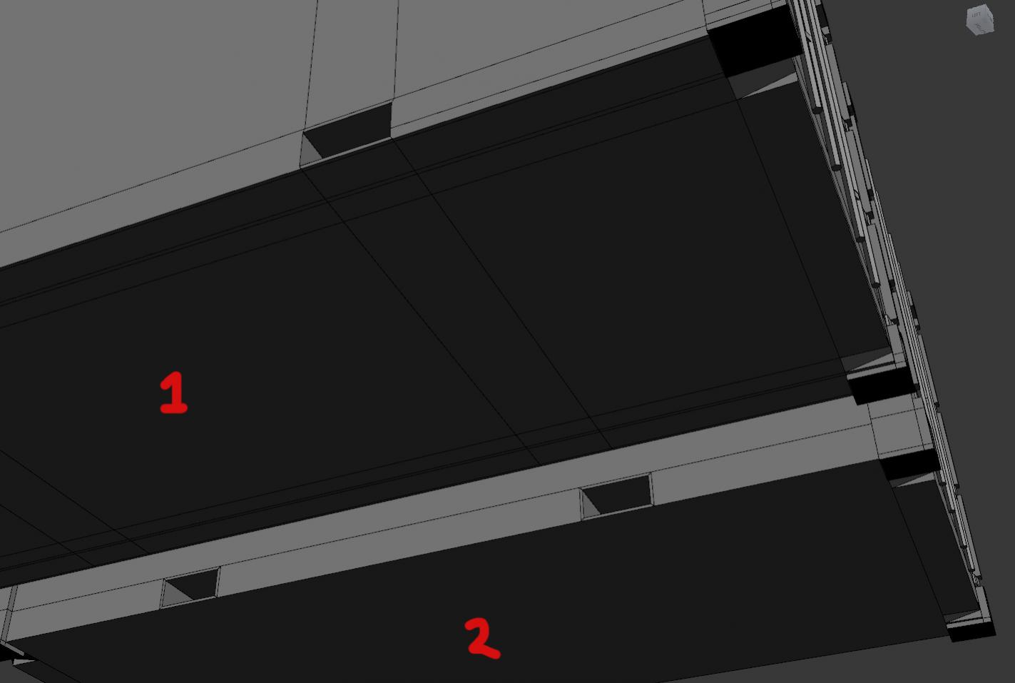 [Help] Normal map gets cut — polycount