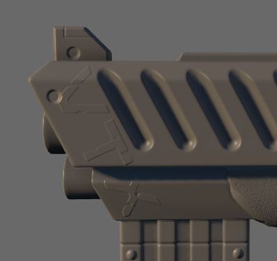 Mass Effect 2: Tempest SMG — polycount