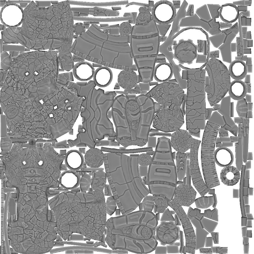 Good Settings for Xnormal Curvature Map? — polycount