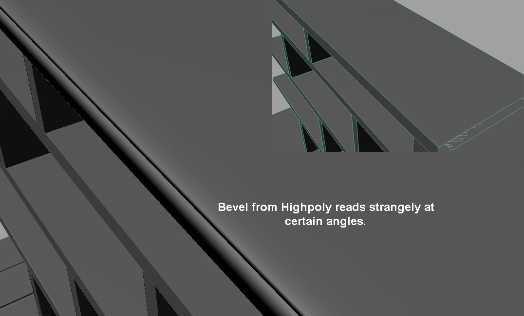 capturing hi-poly round corners with normal map? — polycount