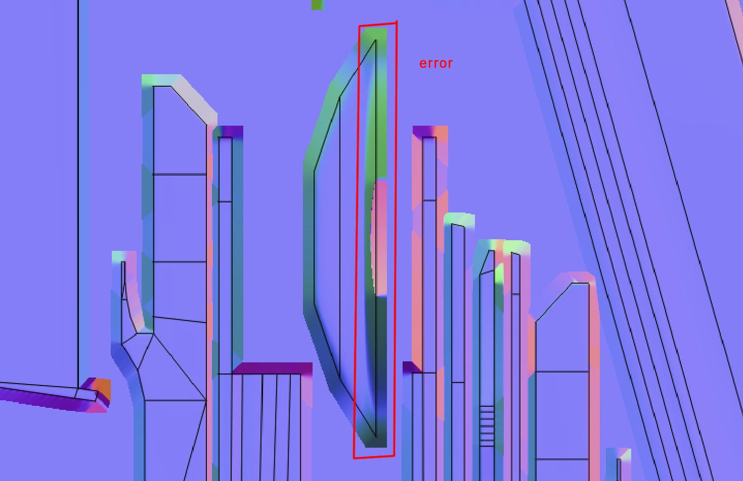 Maya Normal Map bake error — polycount