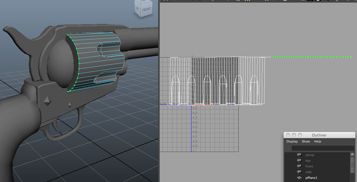 UV mapping a revolver — polycount