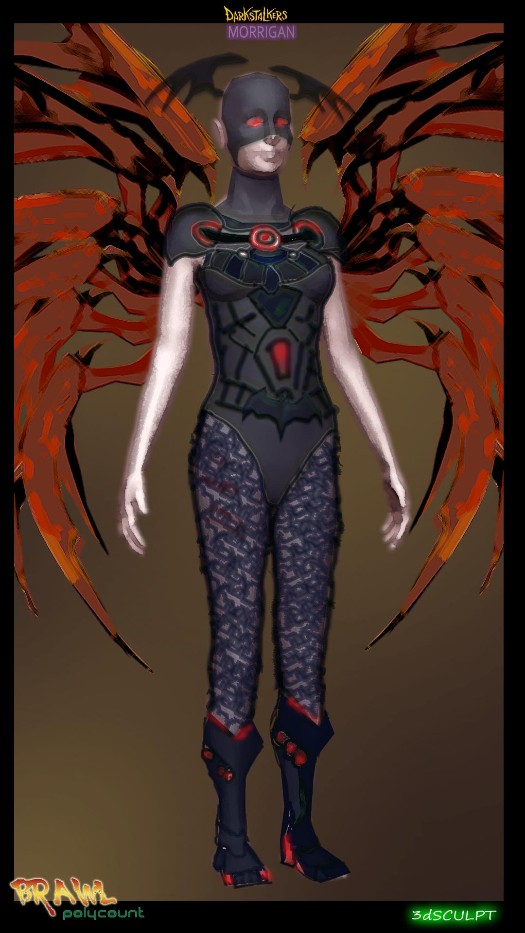 [FIGHTER] DarkStalkers -Morrigan - 3dsculpt — polycount