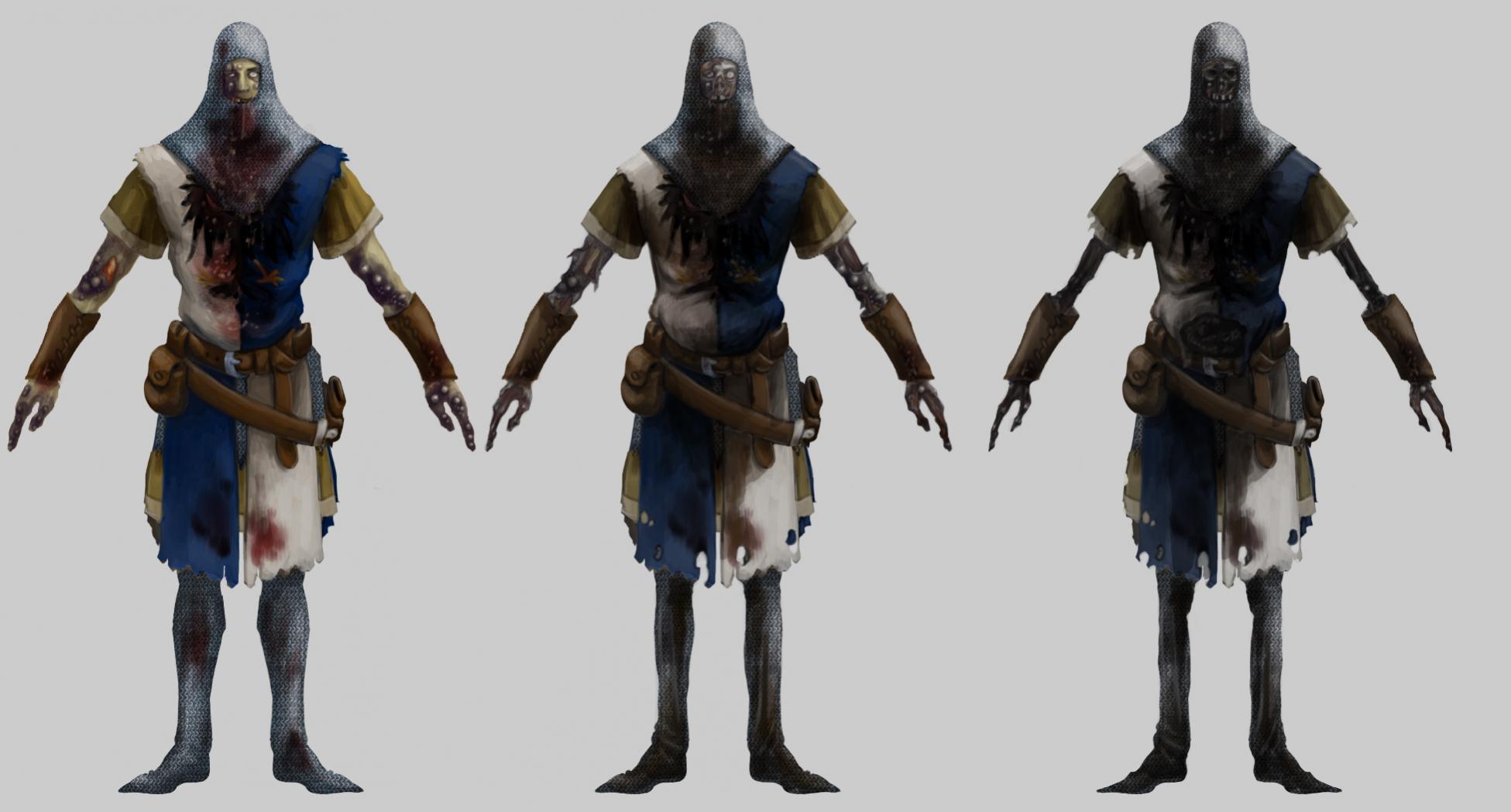 Zombie Medieval Gaurds — polycount