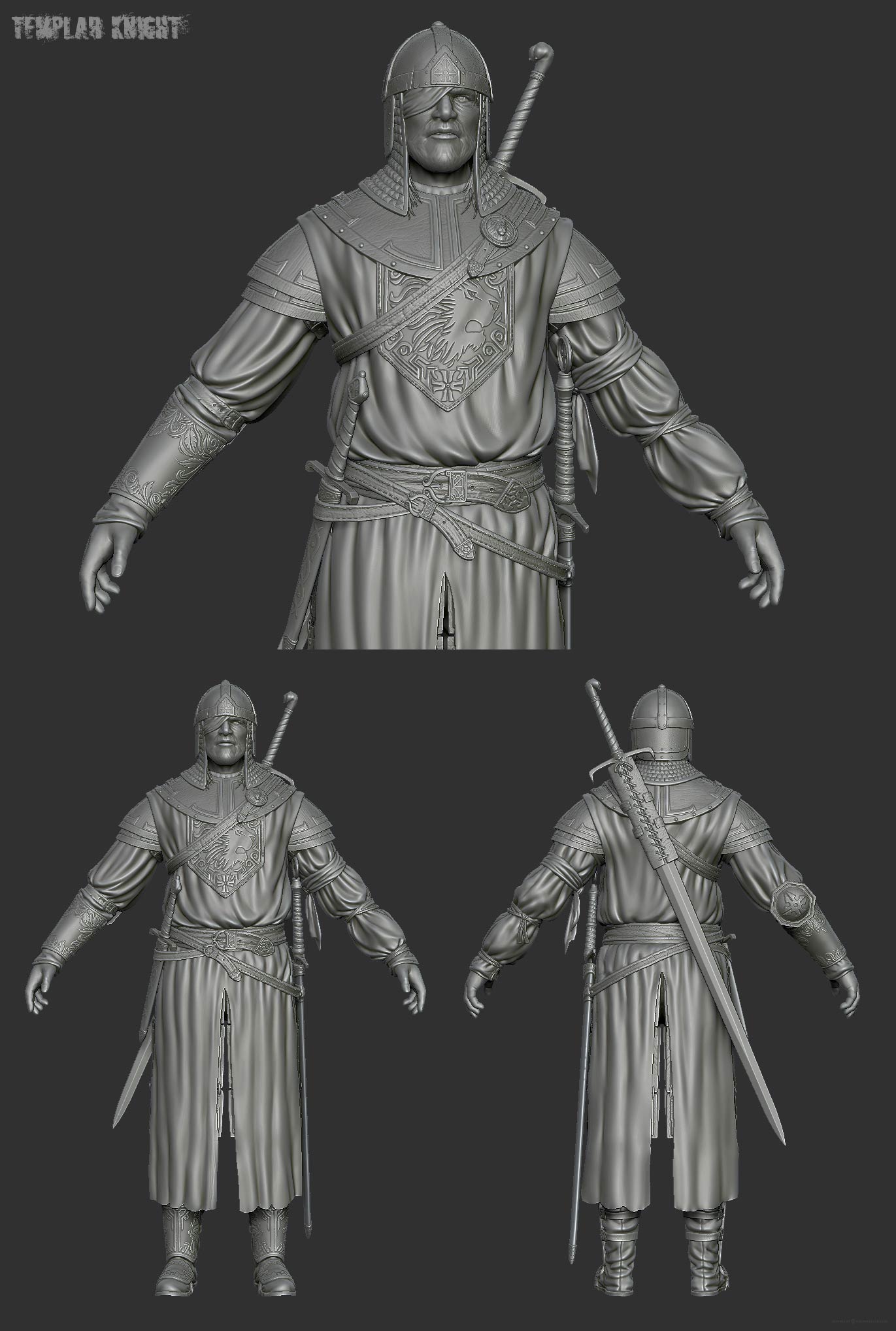 Templar Knight- WIP — polycount