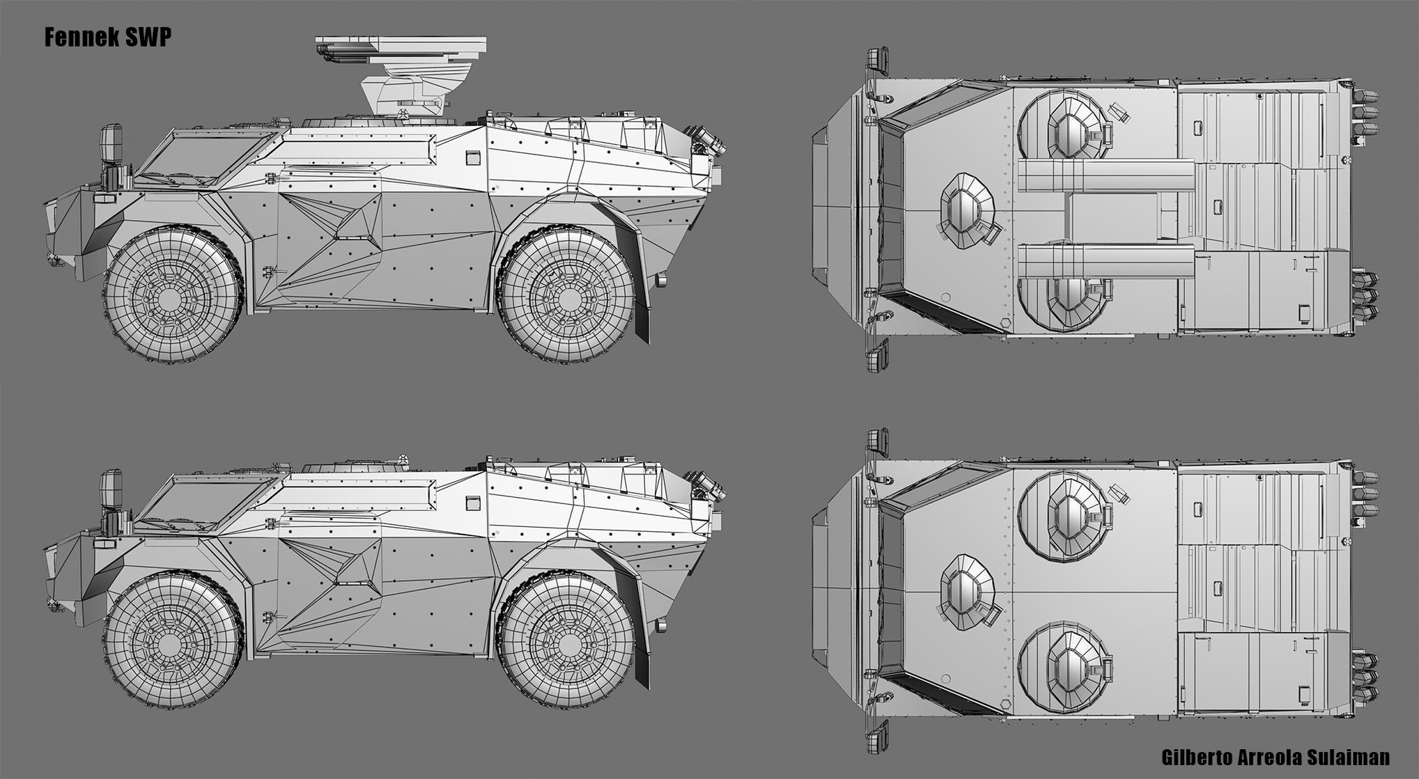Fennek SWP Blockout — polycount