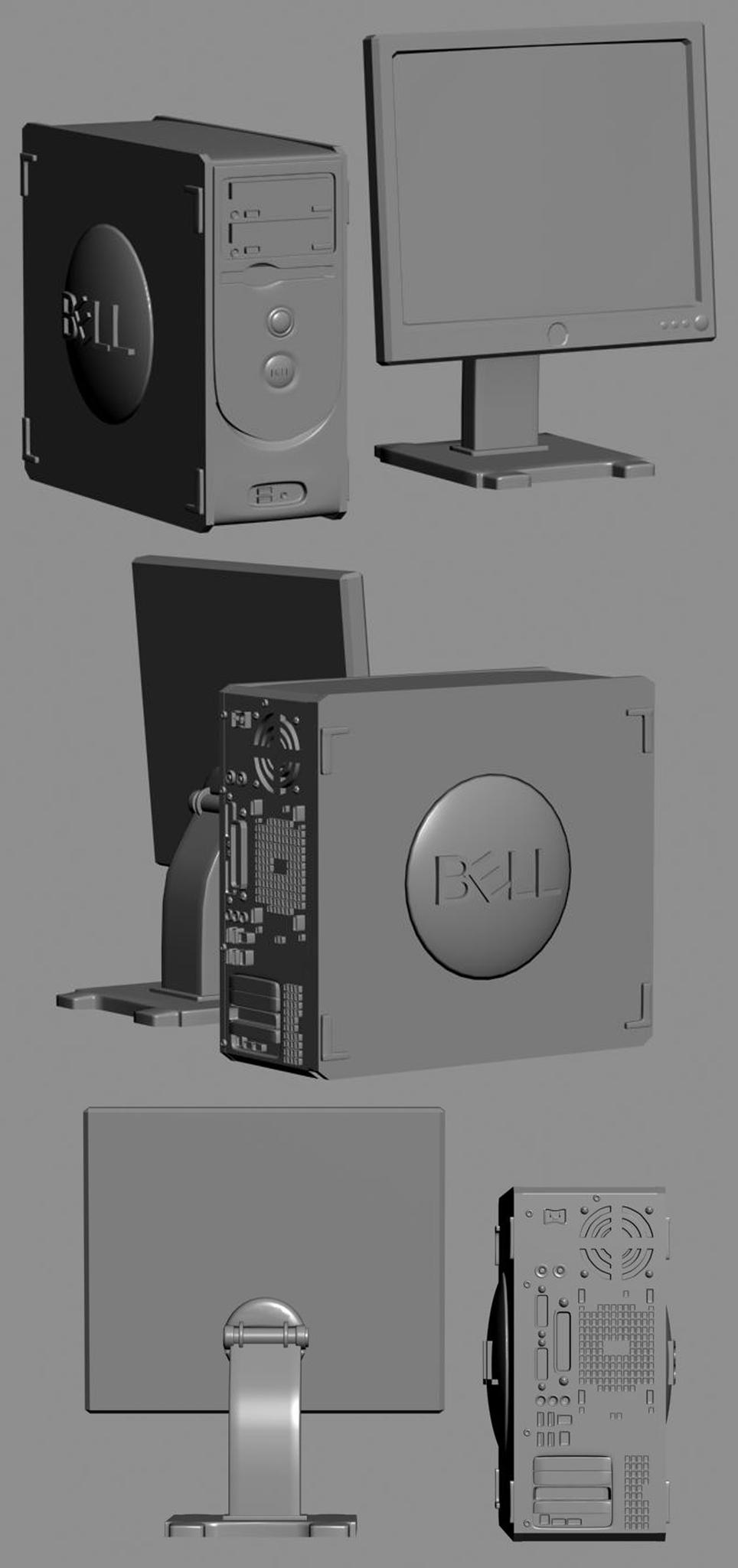 HighPoly Computer — polycount