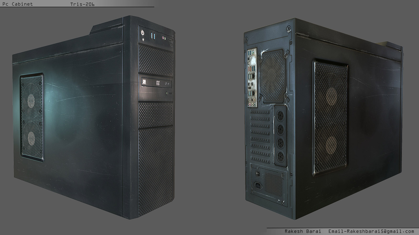 Pc cabinet — polycount