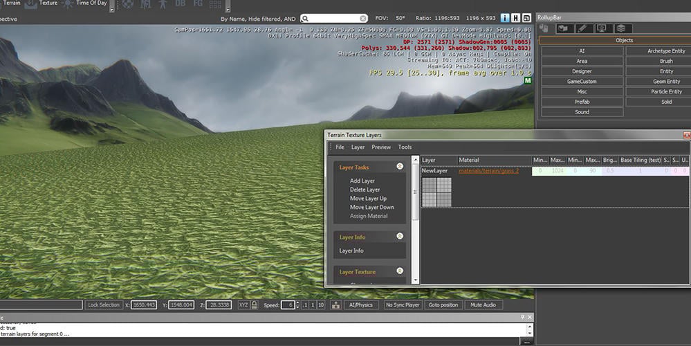Cryengine Terrain Material...how to increase/decrease tiling? — polycount