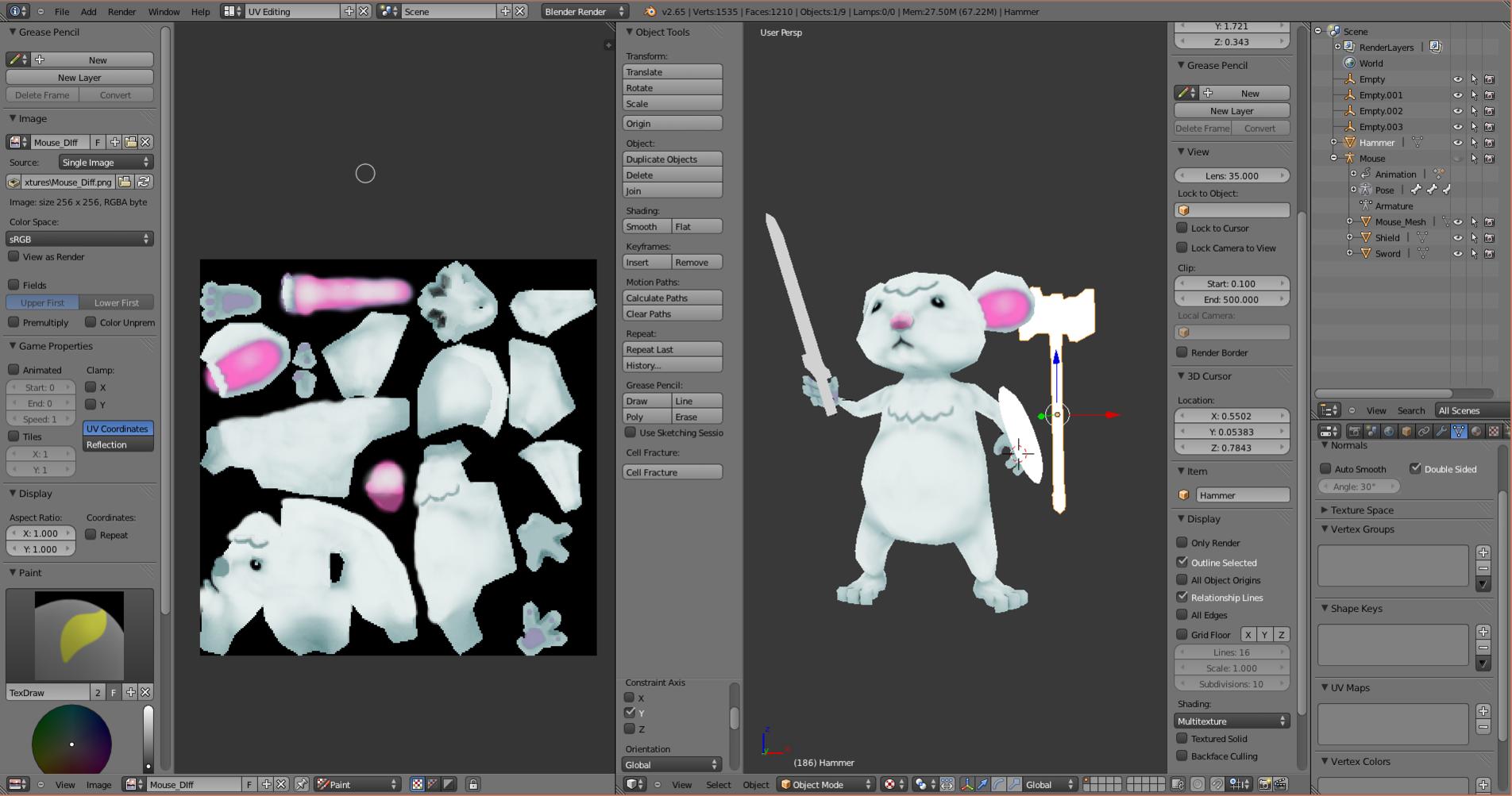 Role Mouse (Ouya Create) — polycount
