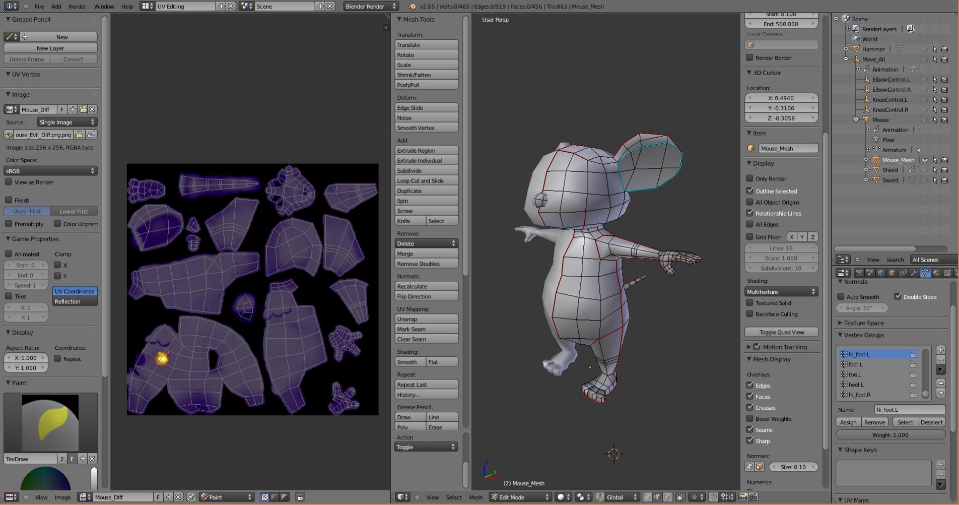 Role Mouse (Ouya Create) — polycount