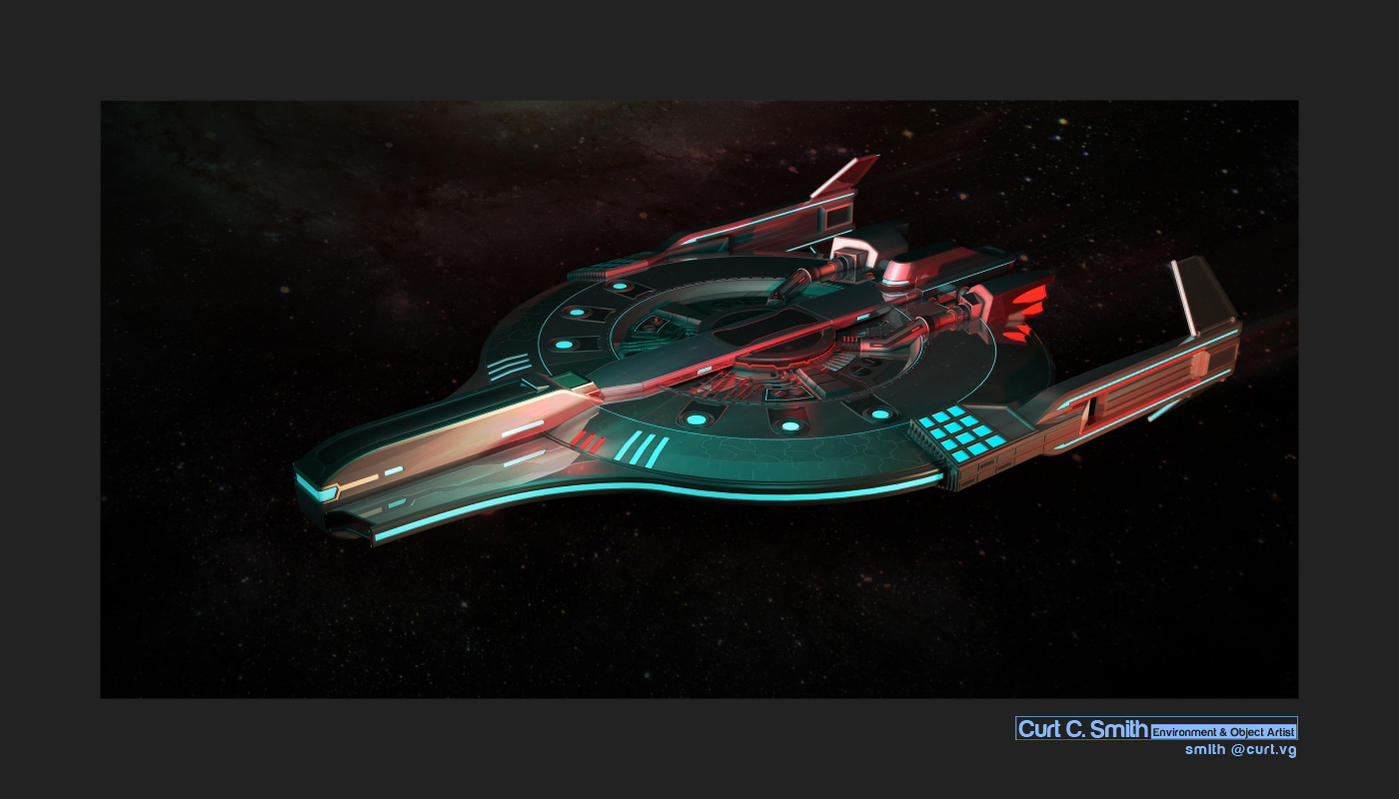 Sci-Fi Ship Finished Renders — polycount