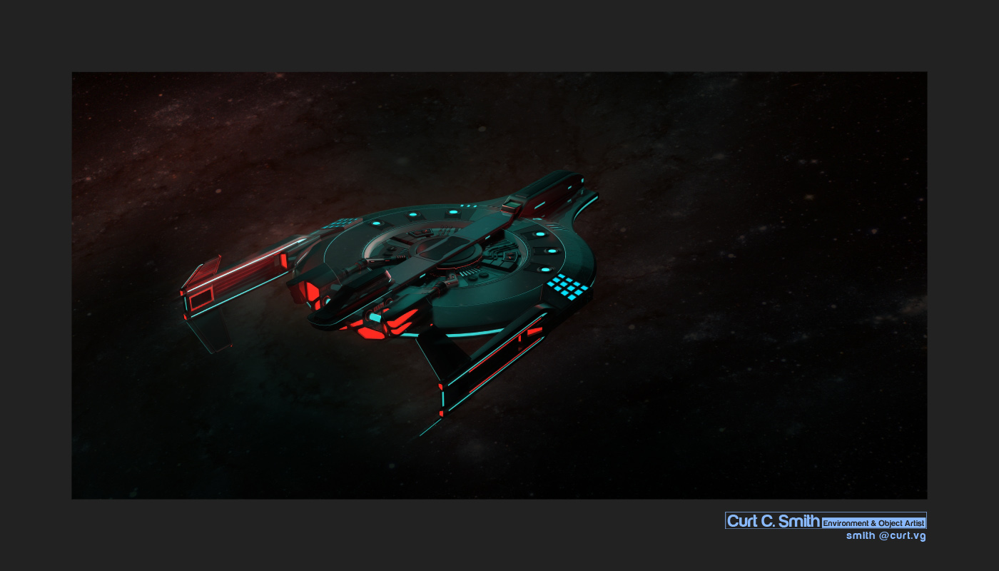 Sci-Fi Ship Finished Renders — polycount