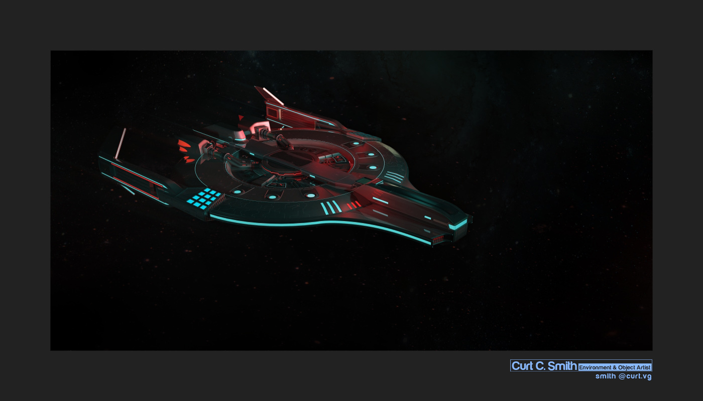Sci-Fi Ship Finished Renders — polycount