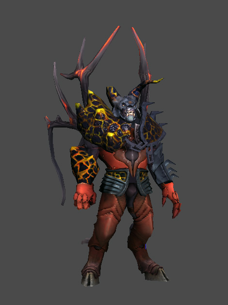 [Dota 2] - Doombringer - Volcanic Doom Set — polycount