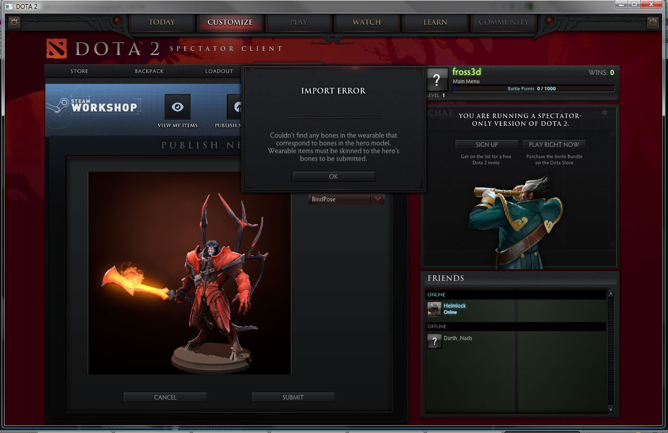 [Dota 2] - Doombringer - Volcanic Doom Set — polycount