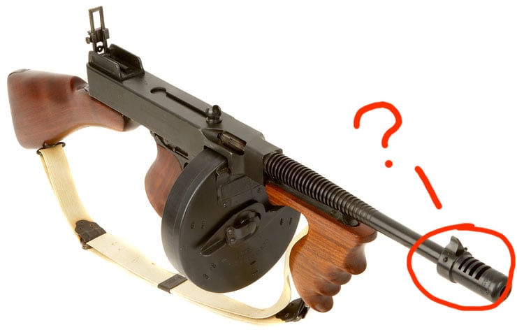 Thompson machine gun WIP — polycount