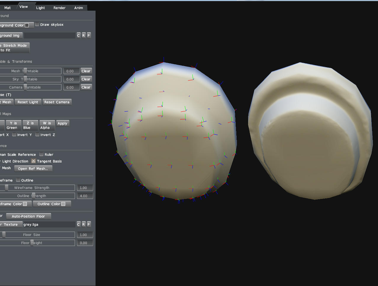 Xsi to Marmoset obj problem — polycount