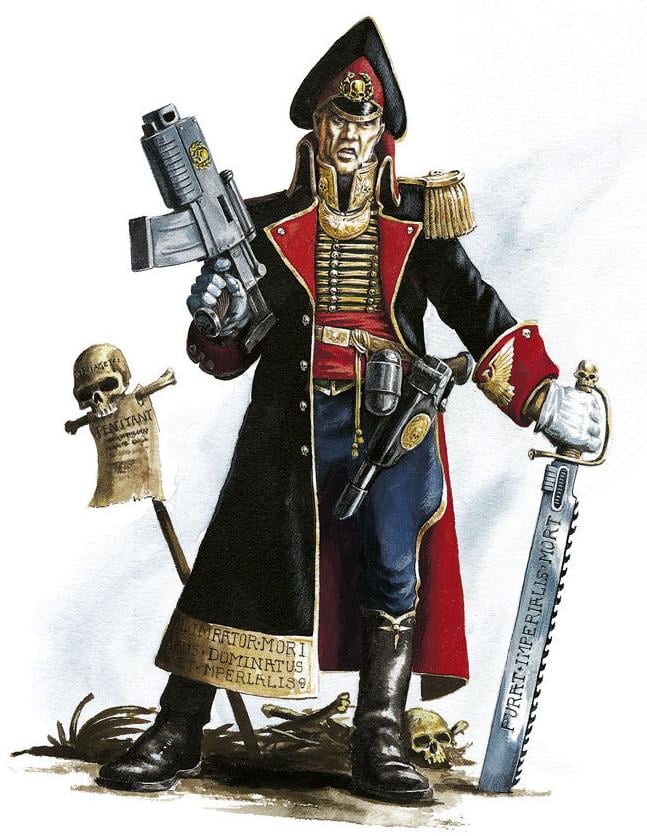 [WIP] W40K - Commissar Yarrick — polycount