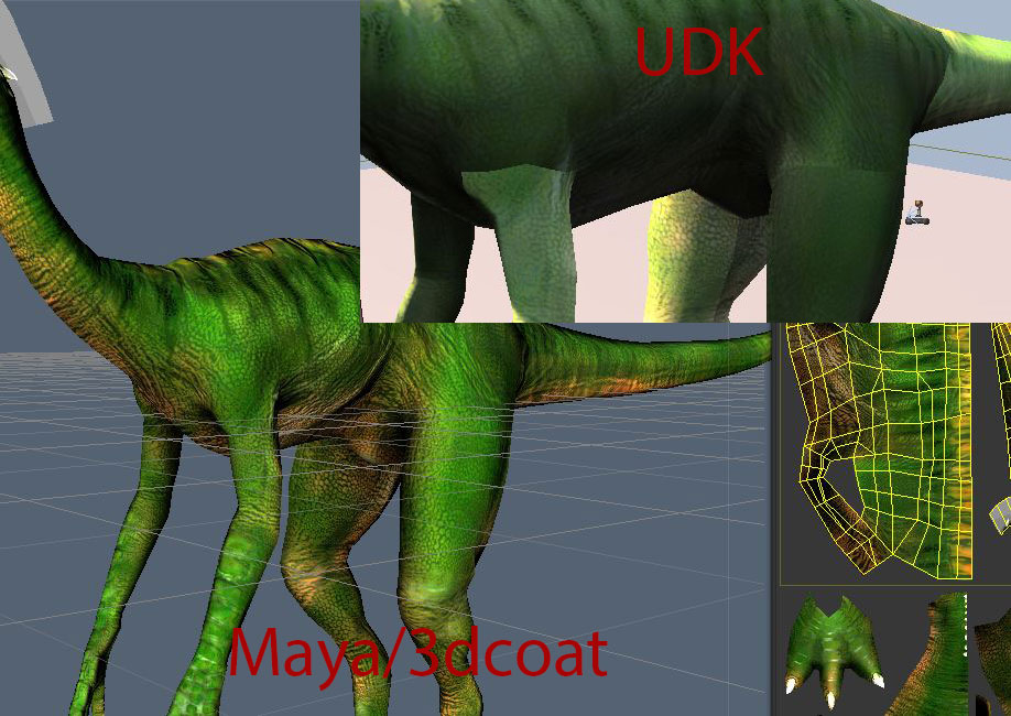 UDK texture issue — polycount