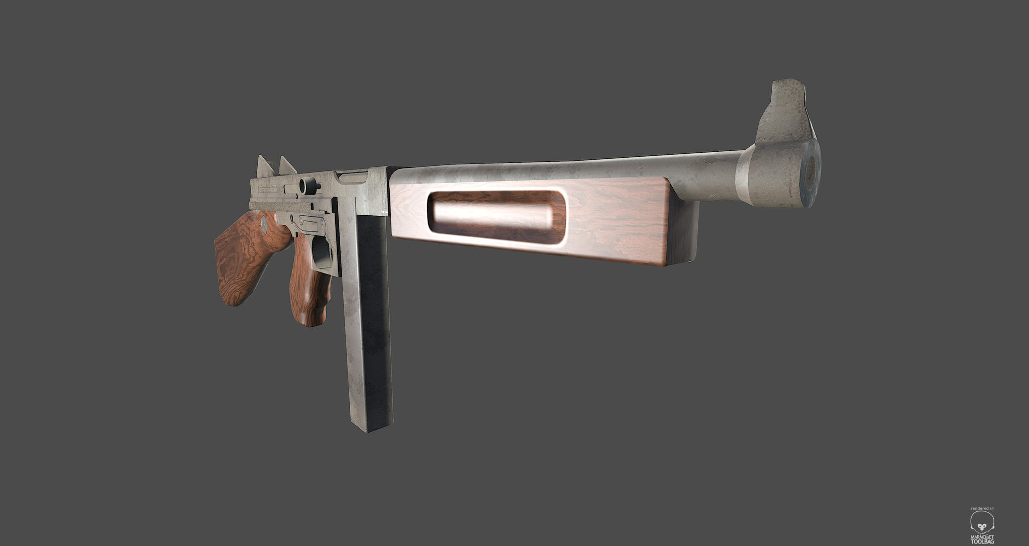 Thompson M1A1 (Nub Version) — polycount