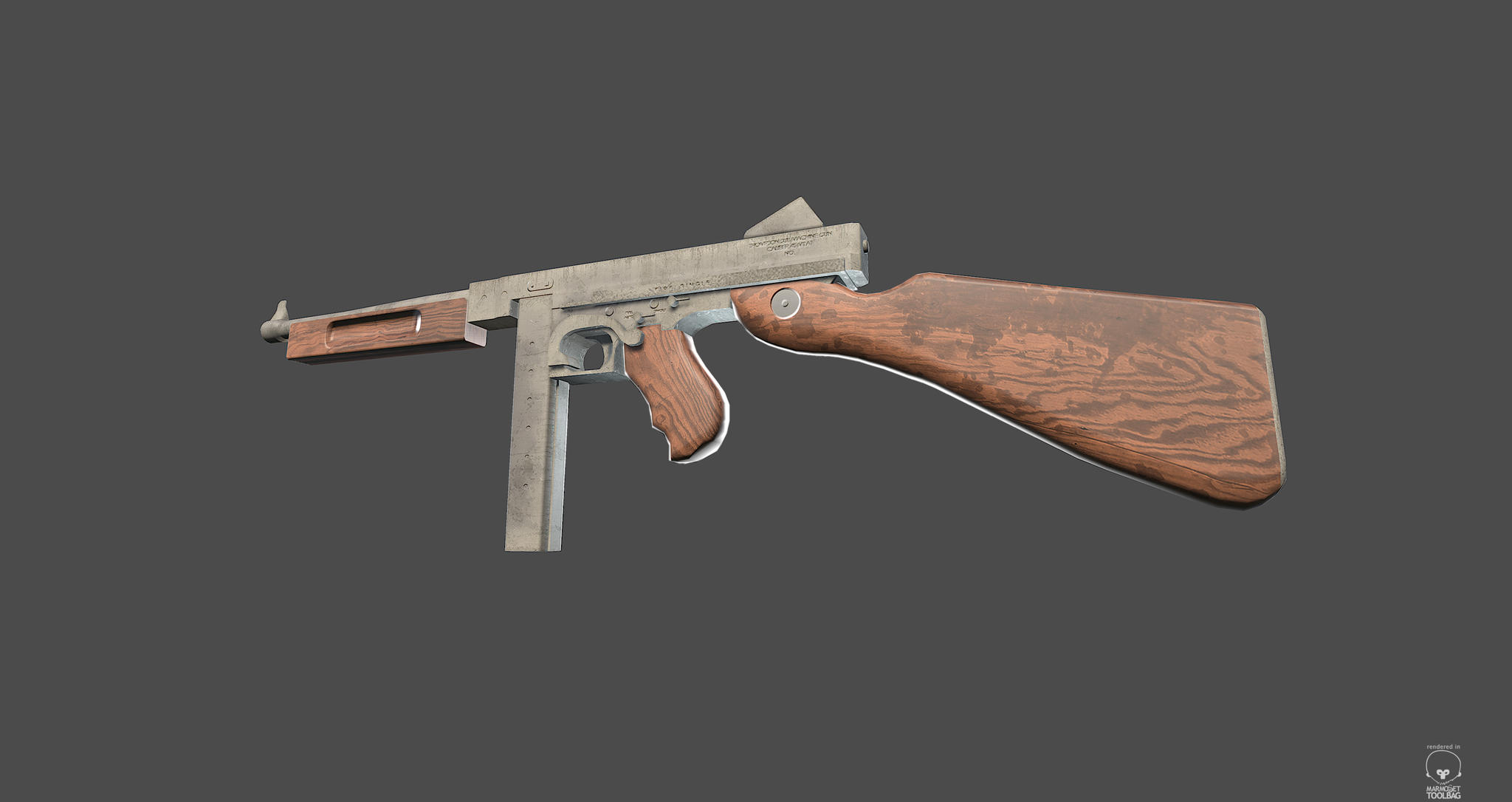 Thompson M1A1 (Nub Version) — polycount
